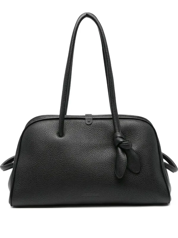 Jacquemus Tourist Leather Tote Bag - Black
