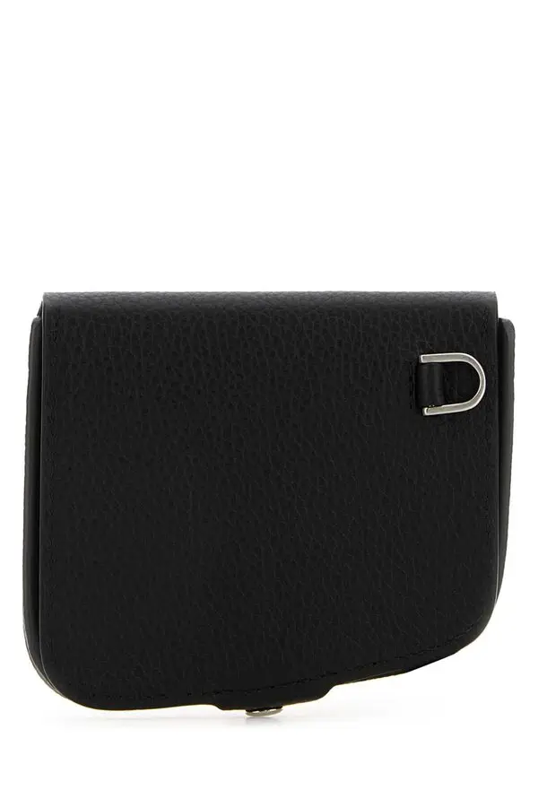 FERRAGAMO Calf Leather Coin Purse With Silver Tone Hardware