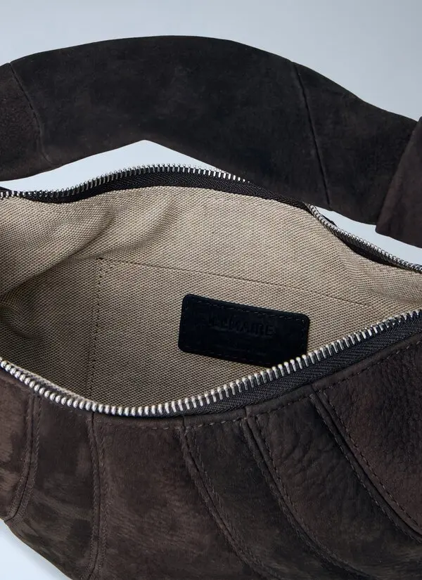 LEMAIRE Mini Fortune Croissant Handbag - Brown