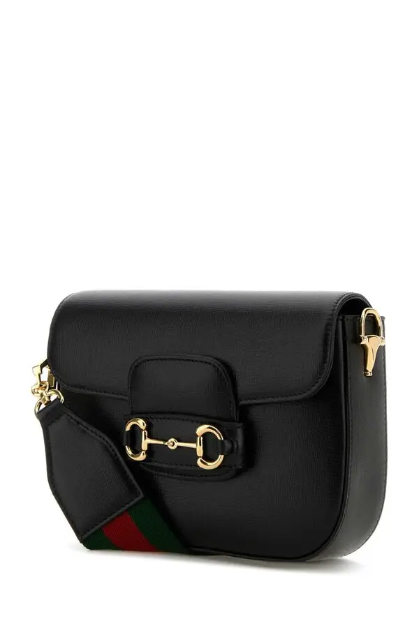 Gucci Leather Mini Horsebit 1955 Crossbody Bag - Black