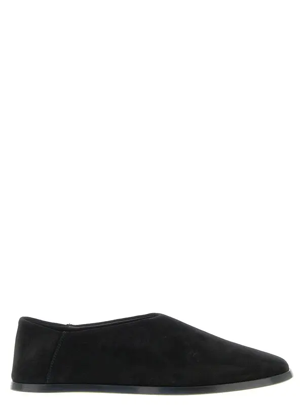 Fear Of God Suede Slip-on Sabots With Foldable Heel