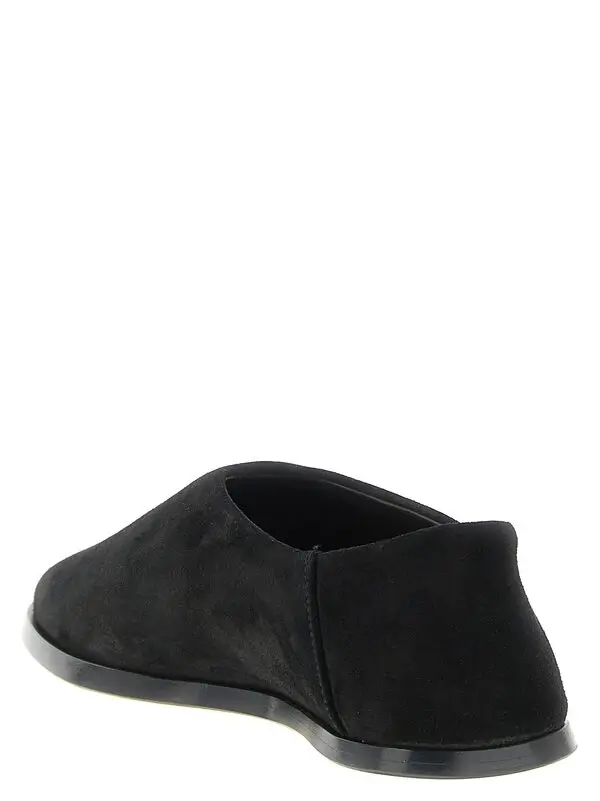 Fear Of God Suede Slip-on Sabots With Foldable Heel