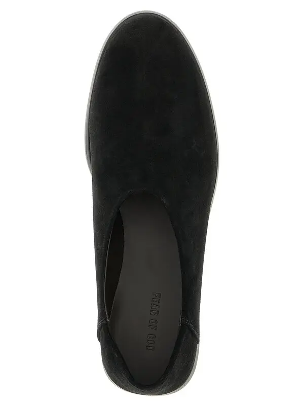Fear Of God Suede Slip-on Sabots With Foldable Heel