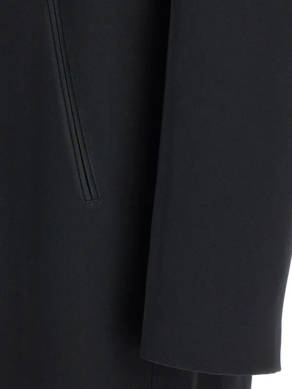MAISON MARGIELA Double-breasted Wool Coat With Removable Inner Vest