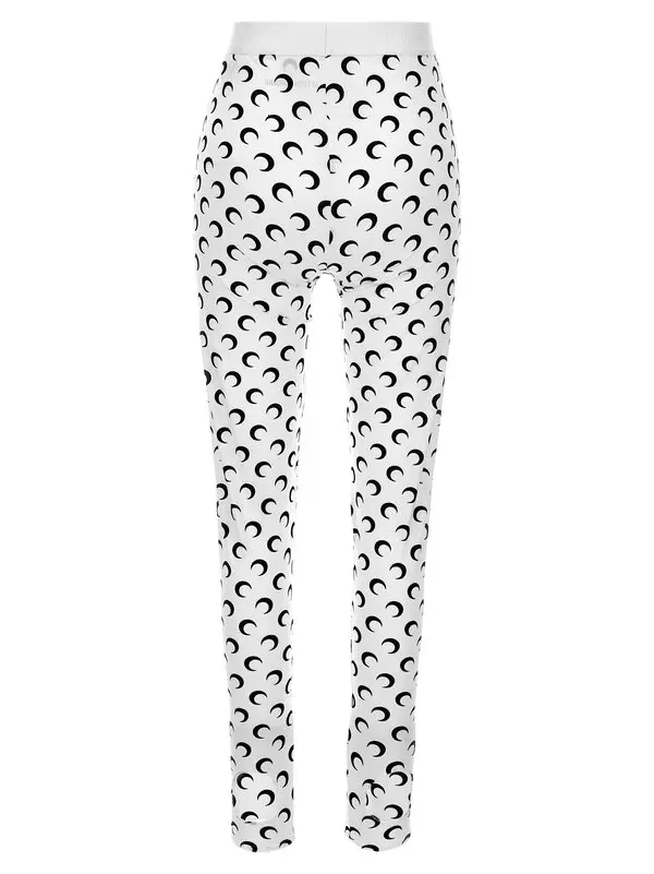 MARINE SERRE Moon Printed Jersey' Leggings - Multicolor