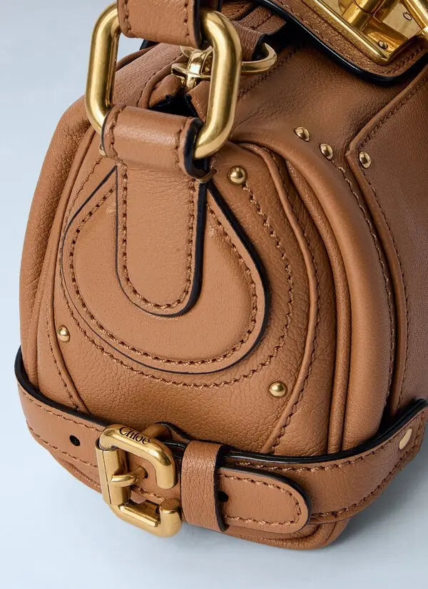 Chloé Small Paddington Chain Shoulder Bag - Brown