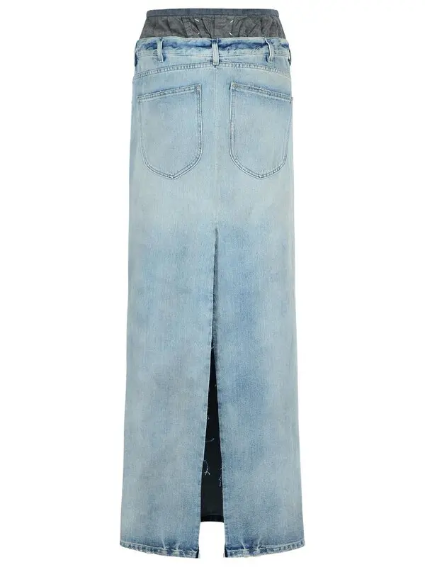 MAISON MARGIELA Denim Skirt - Blue