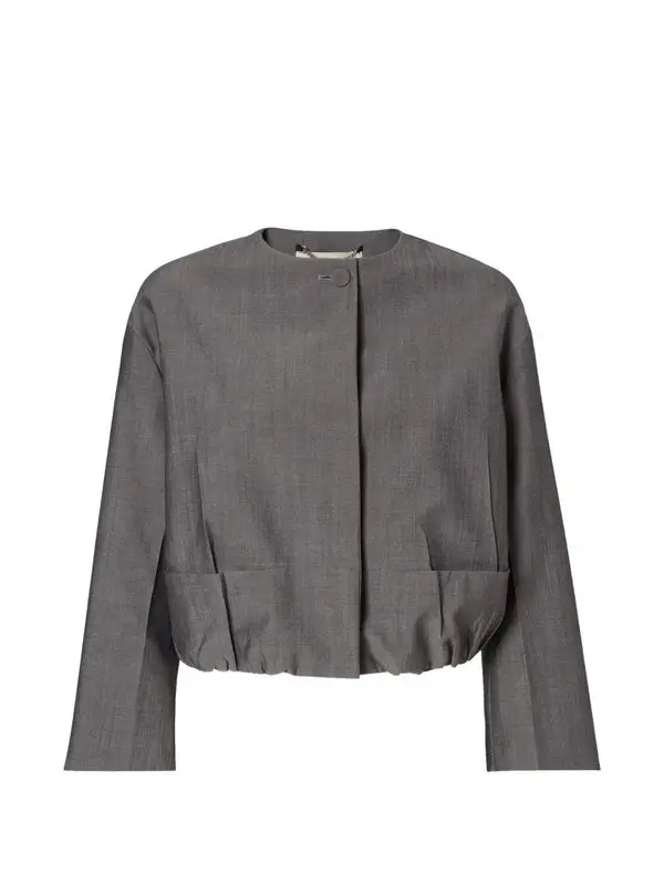 Fendi Mohair Fabric Cropped Jacket