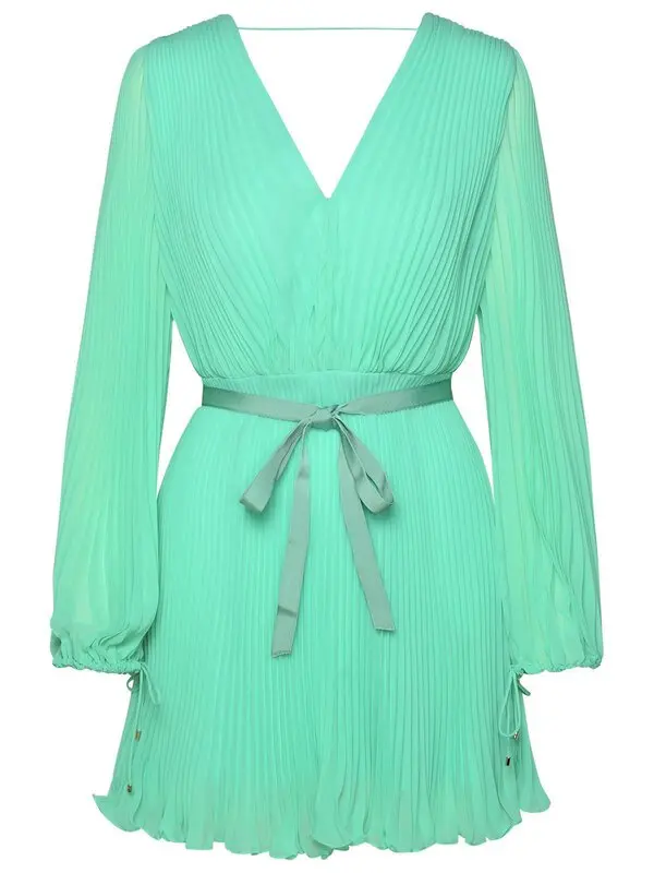 Max Mara Visita Polyester Dress - Green