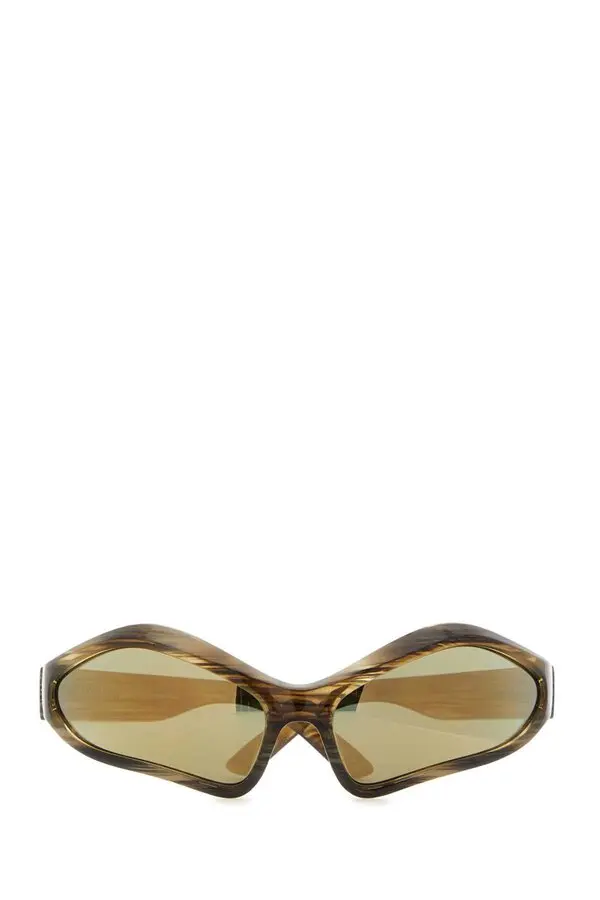Balenciaga Acetate Fennec Oval Sunglasses