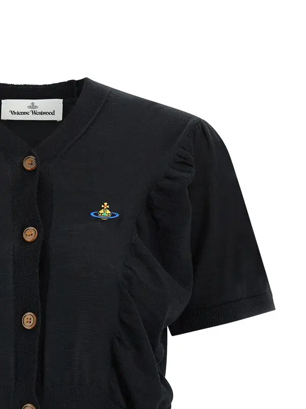 VIVIENNE WESTWOOD Pamela Wool And Silk Blend Cropped Sweater