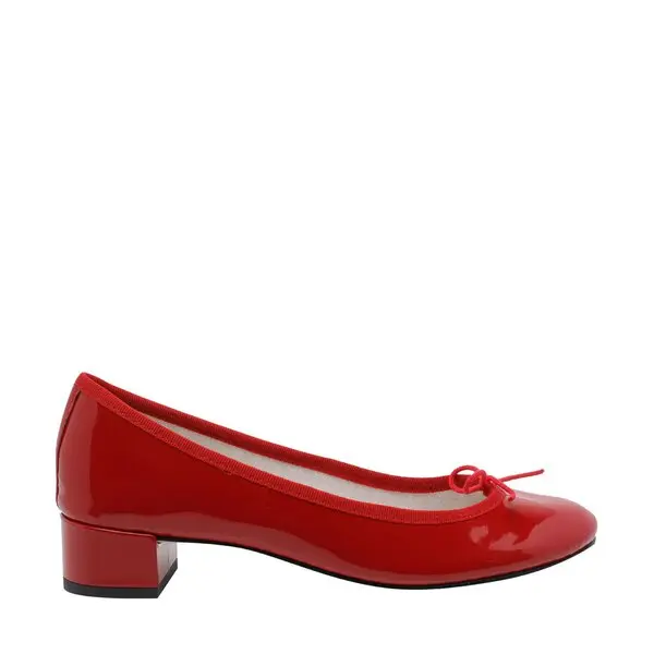 Repetto Camille Patent Leather Ballet Pumps - Red