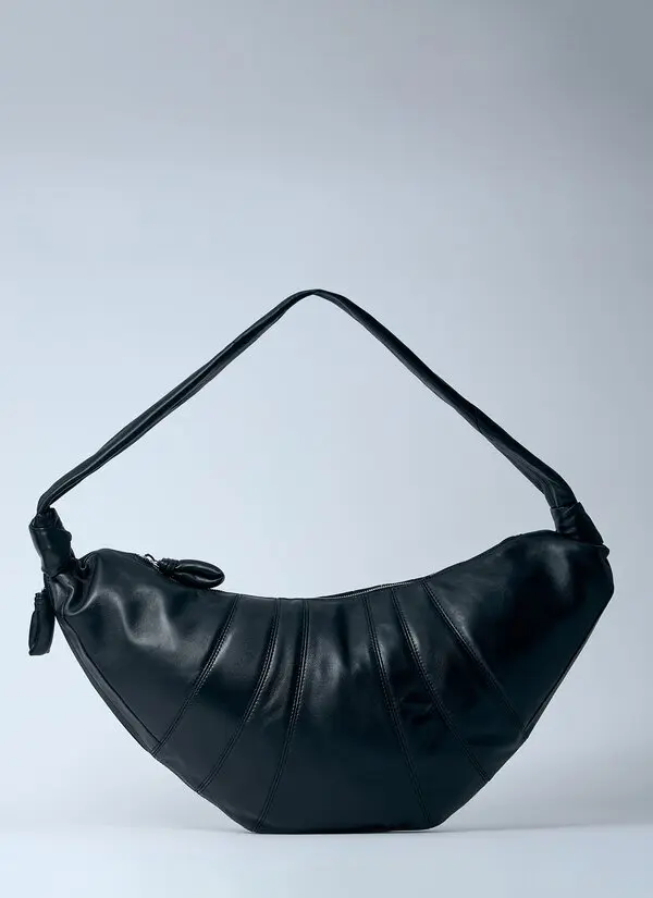 LEMAIRE Large Croissant Shoulder Bag - Black