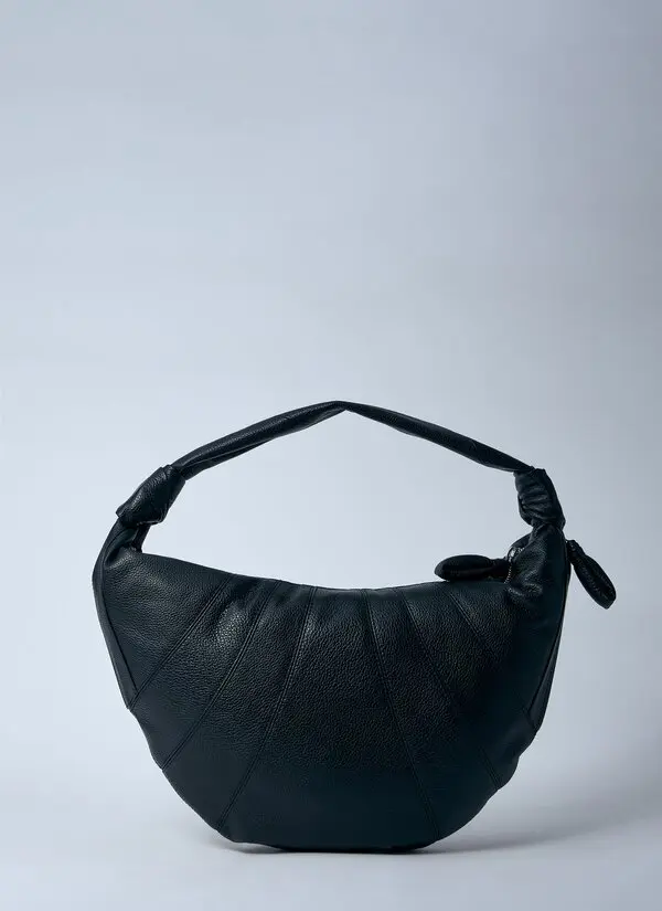 LEMAIRE Small Croissant Bag - Black