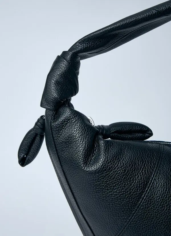 LEMAIRE Small Croissant Bag - Black