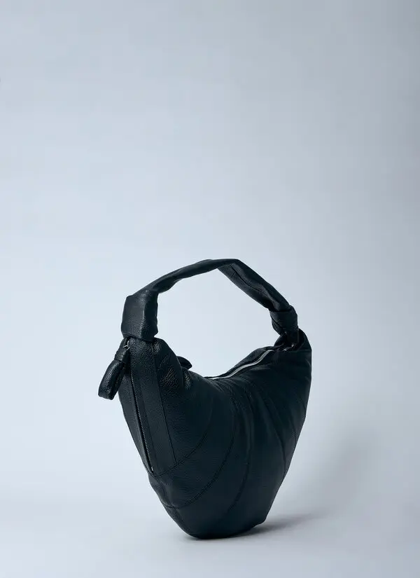 LEMAIRE Small Croissant Bag - Black