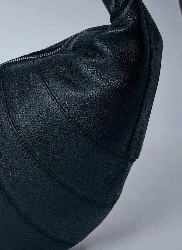 LEMAIRE Small Croissant Bag - Black