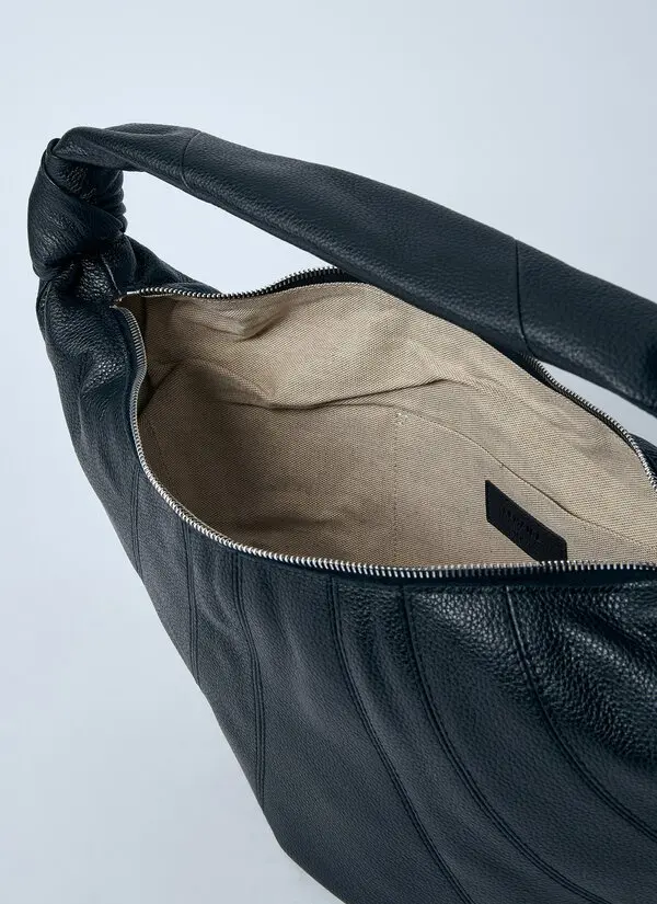 LEMAIRE Small Croissant Bag - Black