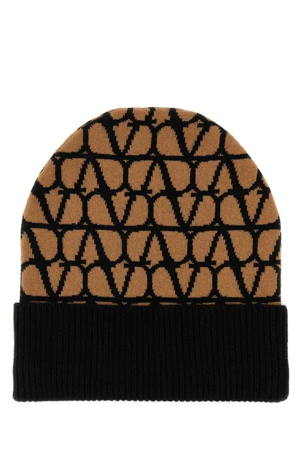 Valentino Garavani Printed Cashmere Beanie Hat - Multicolor