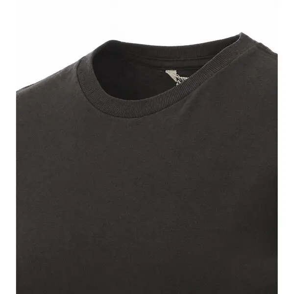 Auralee Brushed Organic Cotton Jersey T-shirt - Black