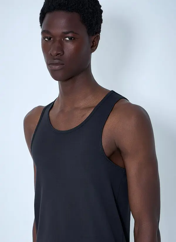 LEMAIRE Cotton Jersey Sleeveless Tank Top