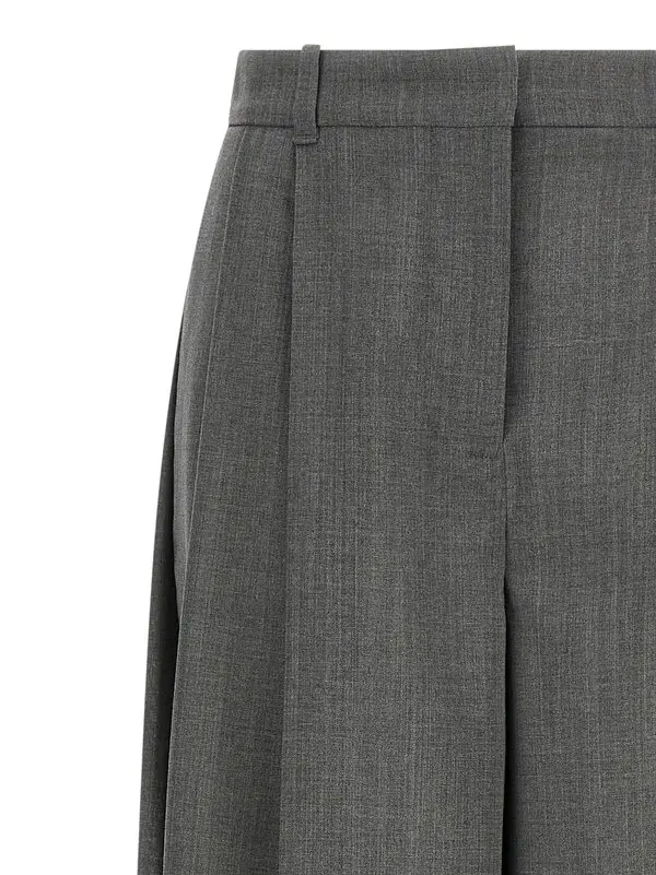 Jacquemus Le Pantalon D'homme Wide-leg Wool Trousers - Gray