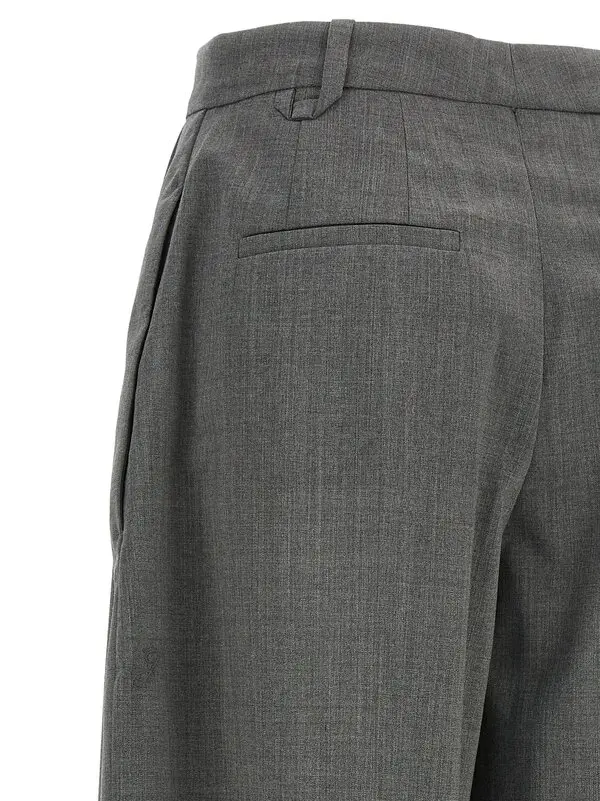 Jacquemus Le Pantalon D'homme Wide-leg Wool Trousers - Gray