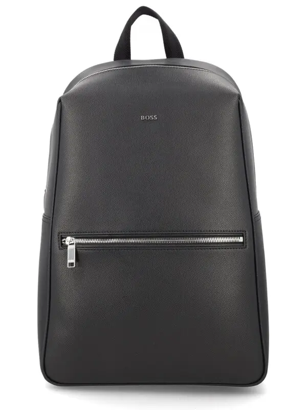BOSS Baxter Leather Backpack - Black