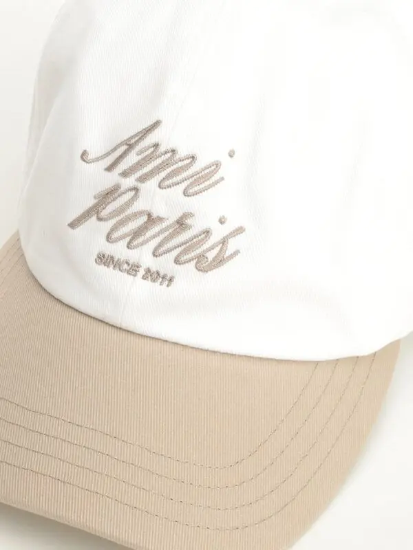 AMI Paris Cotton Gabardine Bicolor Cap