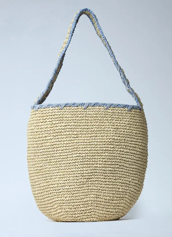 Marni Woven Raffia Hobo Bag