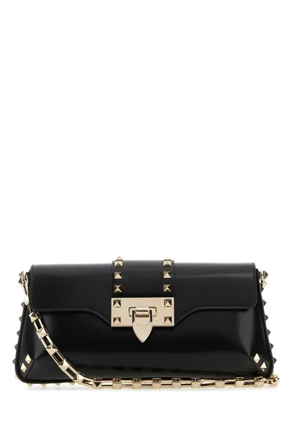 Valentino Garavani Rockstud Shoulder Bag - Black