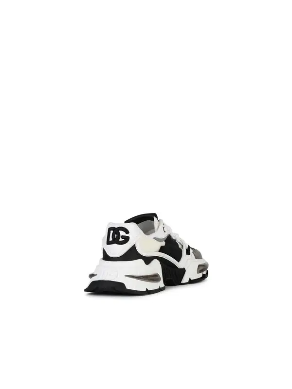Dolce & Gabbana Airmaster Sneakers With Suede Accents - White