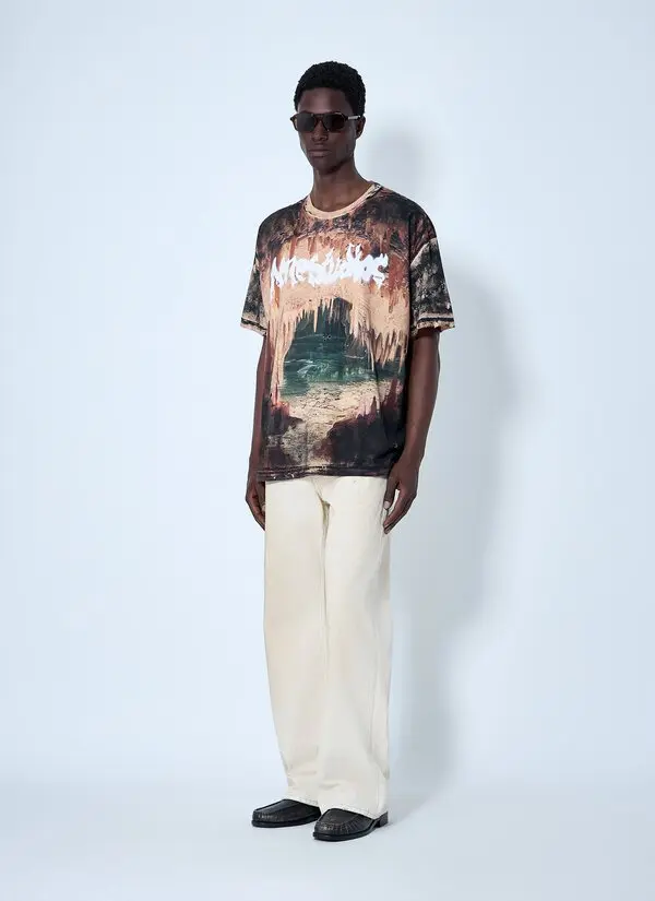 Acne Studios Graphic Print T-shirt - Brown