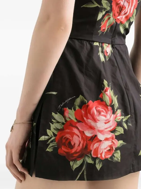 Dolce & Gabbana Short Floral Dress - Multicolor