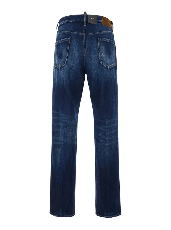 Dsquared2 Denim Jeans With Rear Logo Patch