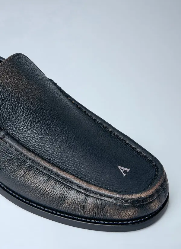 Acne Studios Smooth-grain Leather Loafers