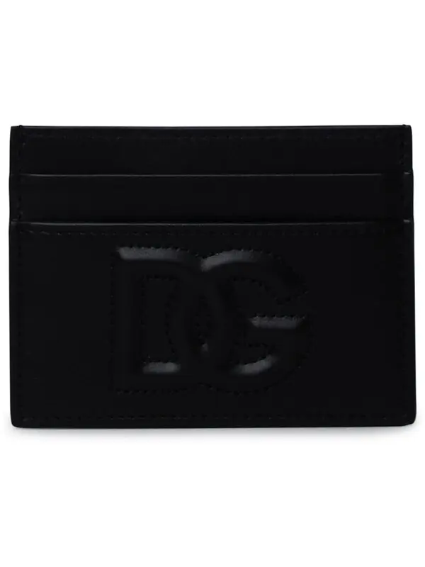 Dolce & Gabbana Leather Card Holder - Black