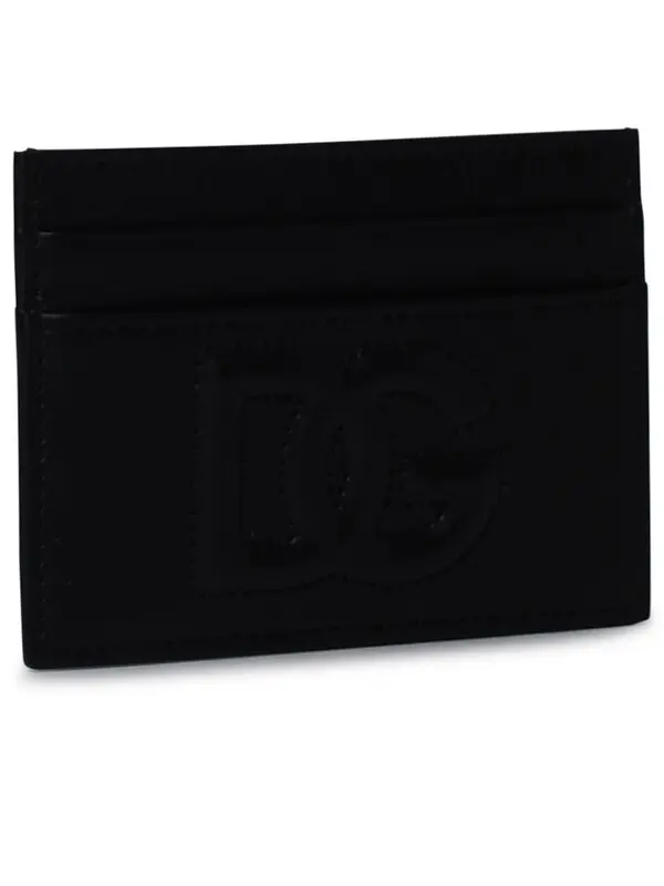 Dolce & Gabbana Leather Card Holder - Black