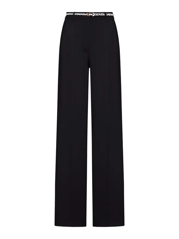 Max Mara Fluid Cady Trousers - Black