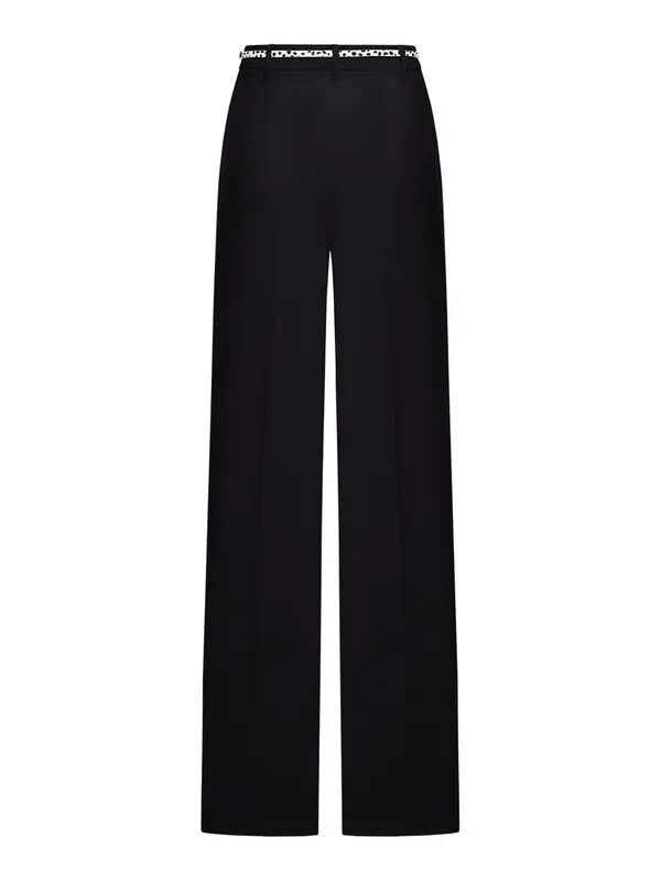 Max Mara Fluid Cady Trousers - Black