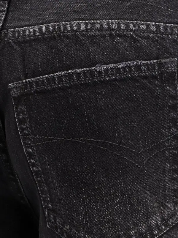 Balenciaga Wide Leg Flared Denim Trousers