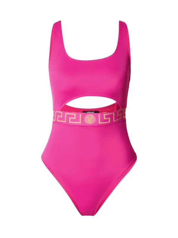 Versace Greca Border One-piece Swimsuit - Multicolor