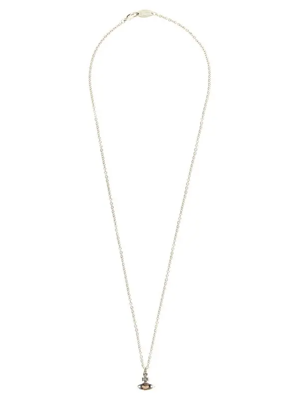 VIVIENNE WESTWOOD Metal Chain Necklace With Pendant - Silver