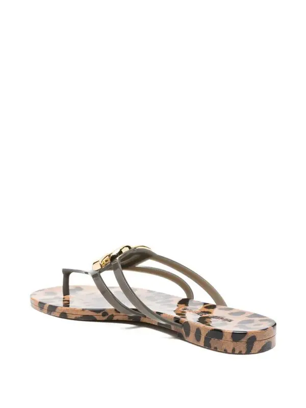 Dolce & Gabbana Floral Flip-flops - Multicolor