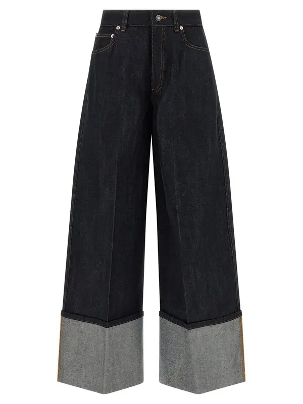 Givenchy Turn Up Jeans - Blue
