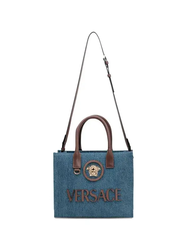 Versace Medusa Head Tote Bag - Blue