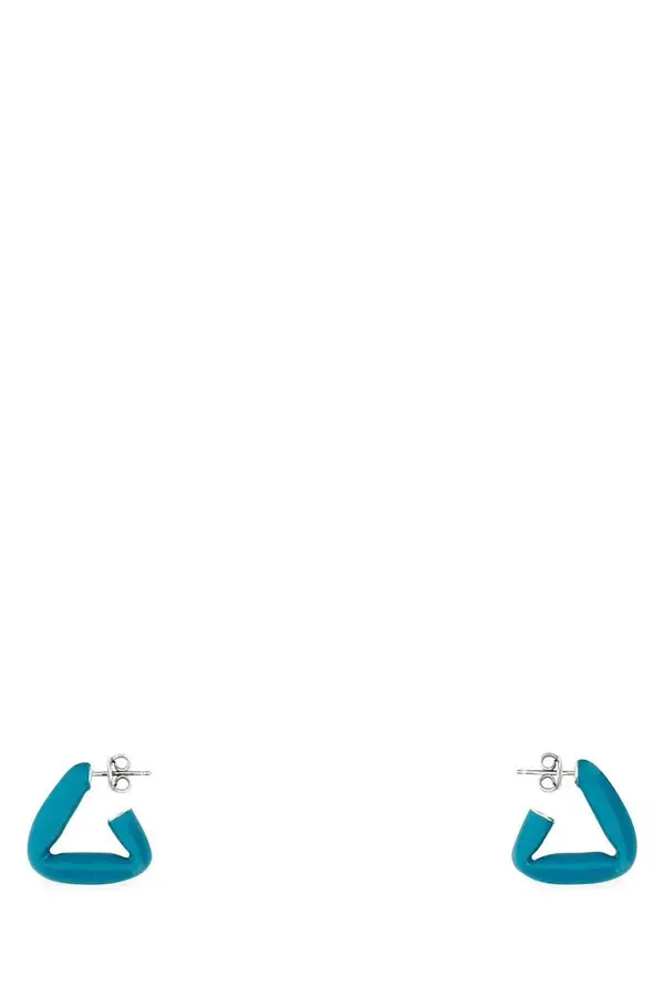 Bottega Veneta Fold Earrings - Blue