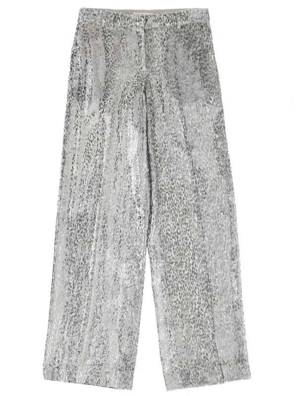 Stella McCartney Fil Coup Pants - Silver