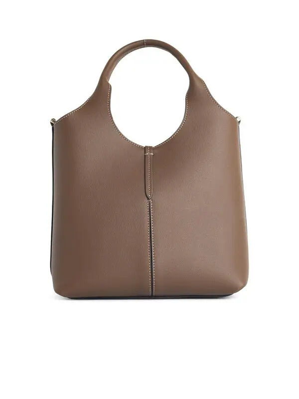 TOD'S Mini Leather Shopping Tote