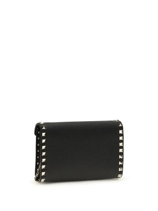Valentino Garavani Mini Rockstud Shoulder Bag - Black